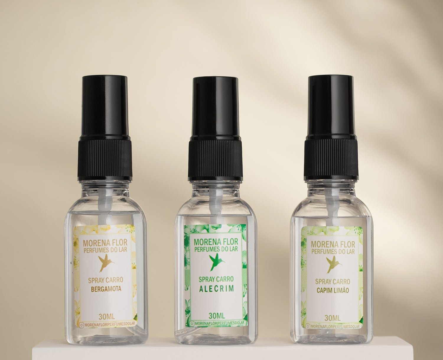 Trio de Sprays para Carro – morenaflorperfumesdolar