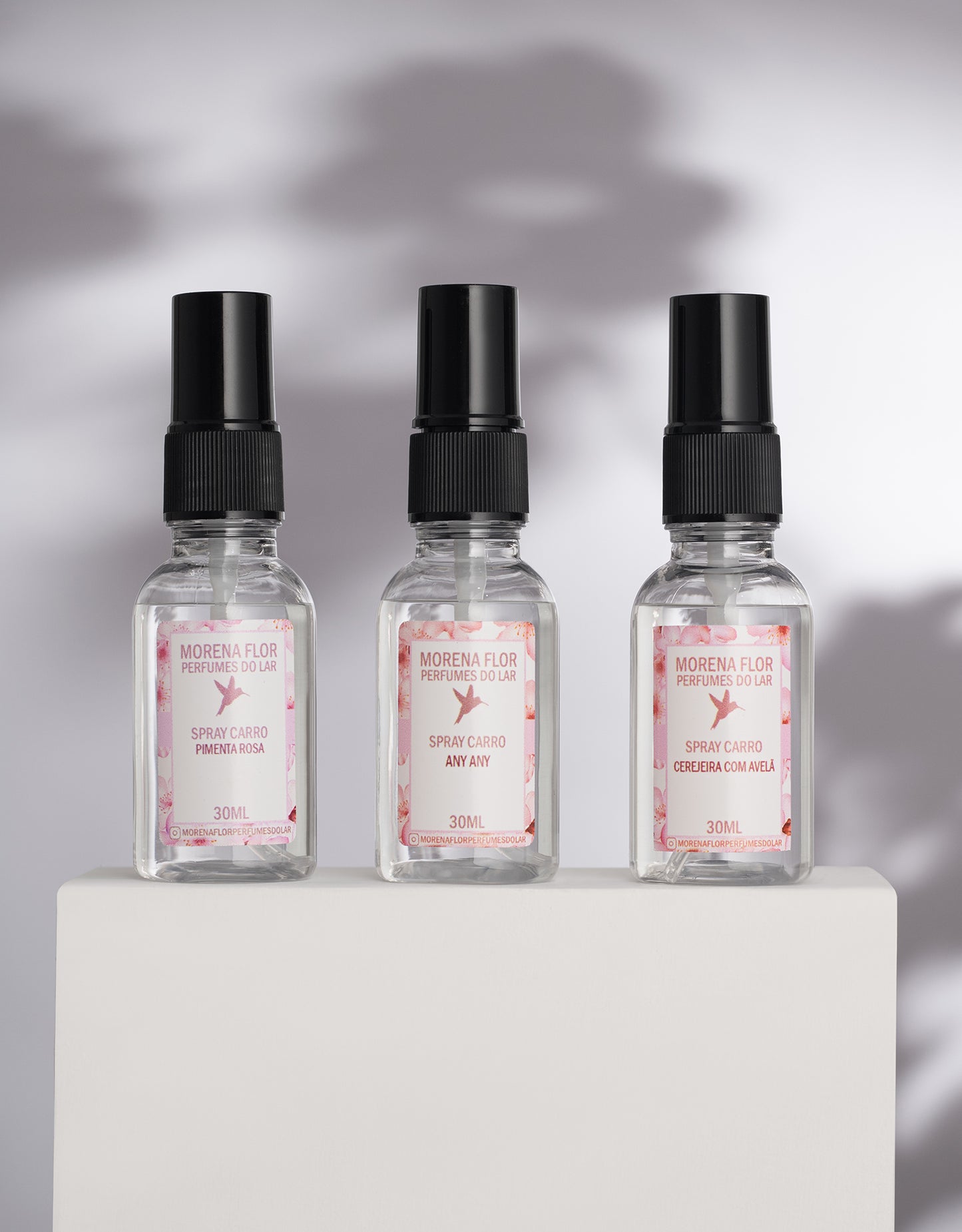 Trio de Sprays para Carro – morenaflorperfumesdolar